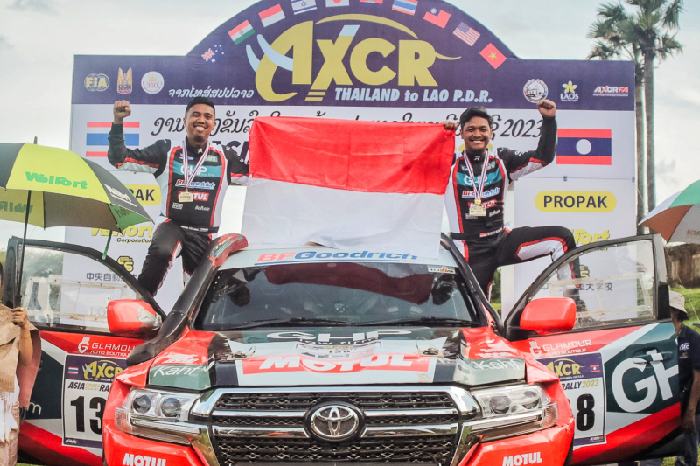 Banyak Rintangan Jeje Berhasil Capai Garis Finis di Ajang Rally AXCR