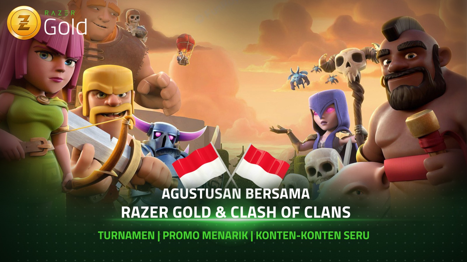 Kolaborasi dengan Game Clash of Clans, Razer Gold Hadirkan Kampanye ...