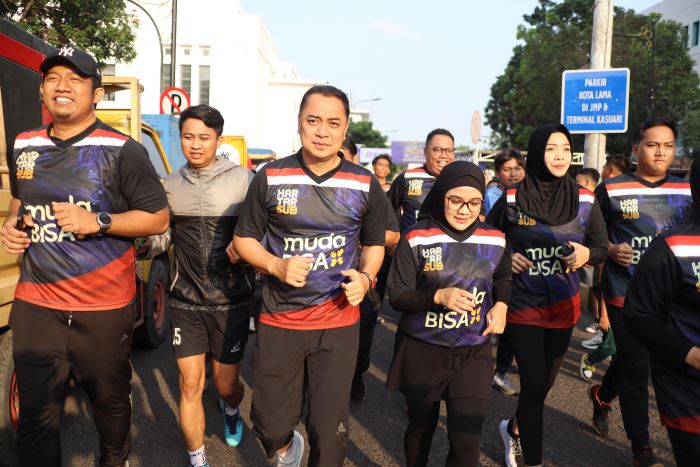 Karang Taruna Surabaya Ajak Anti Golput lewat Fun Run
