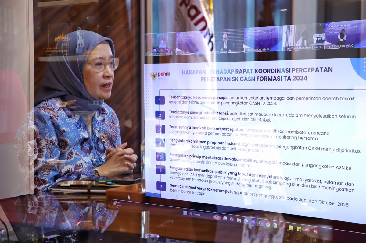 32 Instansi Terbitkan SK Pengangkatan PNS TA 2024