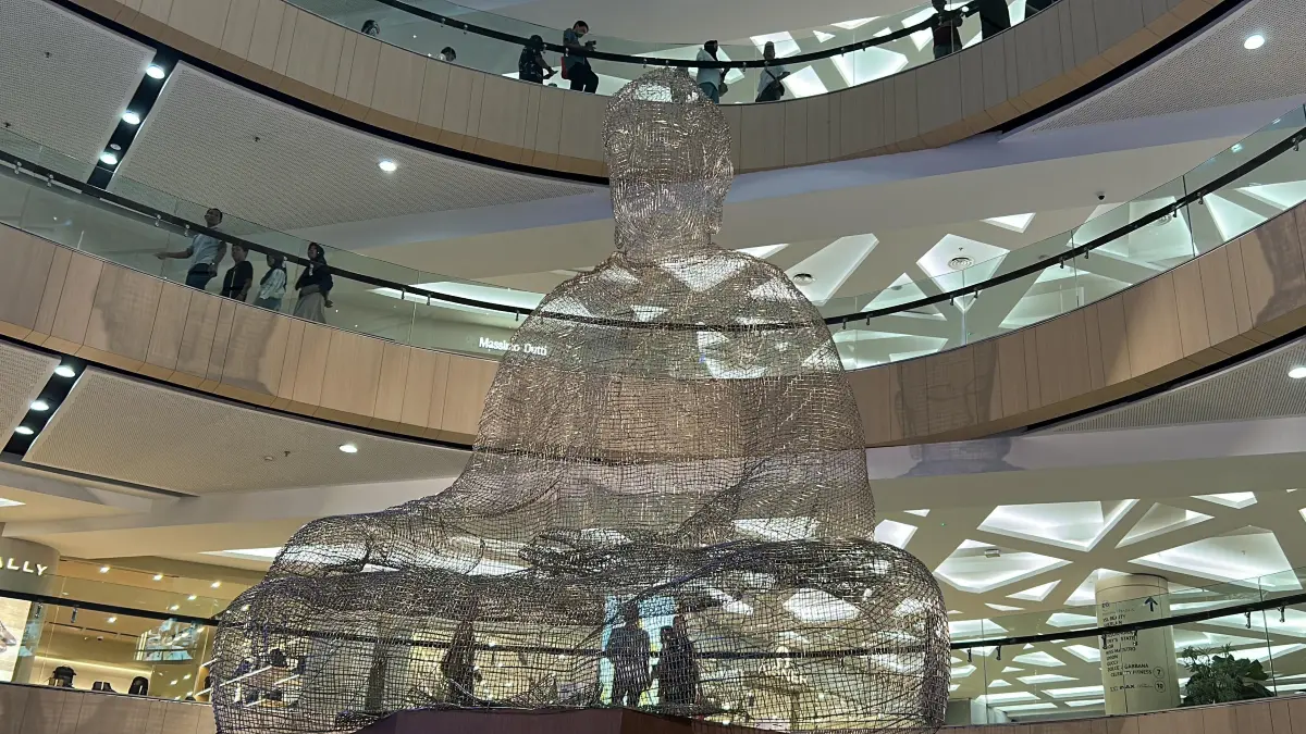 Vesak Festival Surabaya: Seniman Bali Sulap Anyaman Baja Jadi Diorama ...