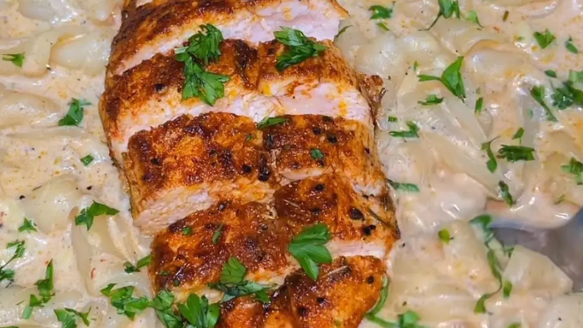 Resep Creamy Fusilli with Grilled Chicken, Pasta Creamy Tinggi Protein ...