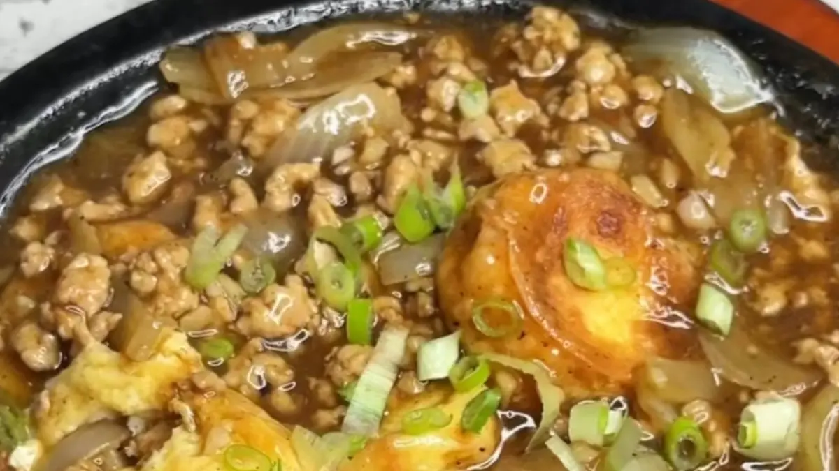 Resep Tofu Hotplate Ayam Jamur, Gurih Berkuah dan Bikin Nasi Auto Nambah