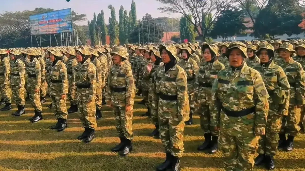 Seorang Peserta Latsarmil Manajer Koperasi Desa Merah Putih di ...