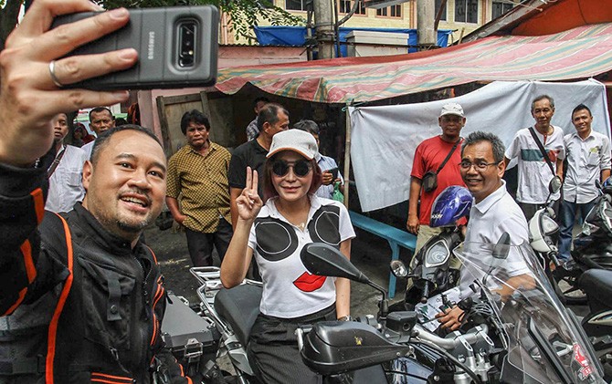 Sihar Sitorus Hadang Konvoi Komunitas Moge