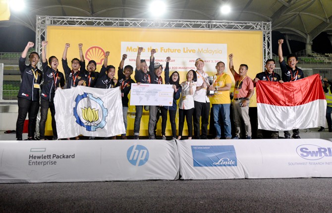 Mahasiswa Indonesia Jadi Jawara di Shell ECO Marathon Malaysia
