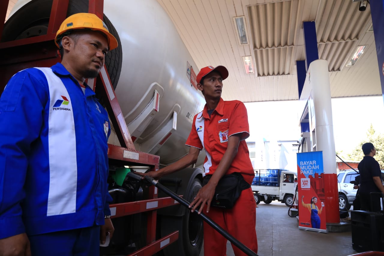 Skid Tank LPG Gunakan BBM Non PSO Ramah Lingkungan