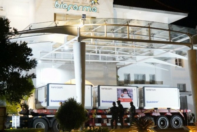 Bio Farma Terima 15 Juta Dosis Bahan Baku Vaksin Covid-19